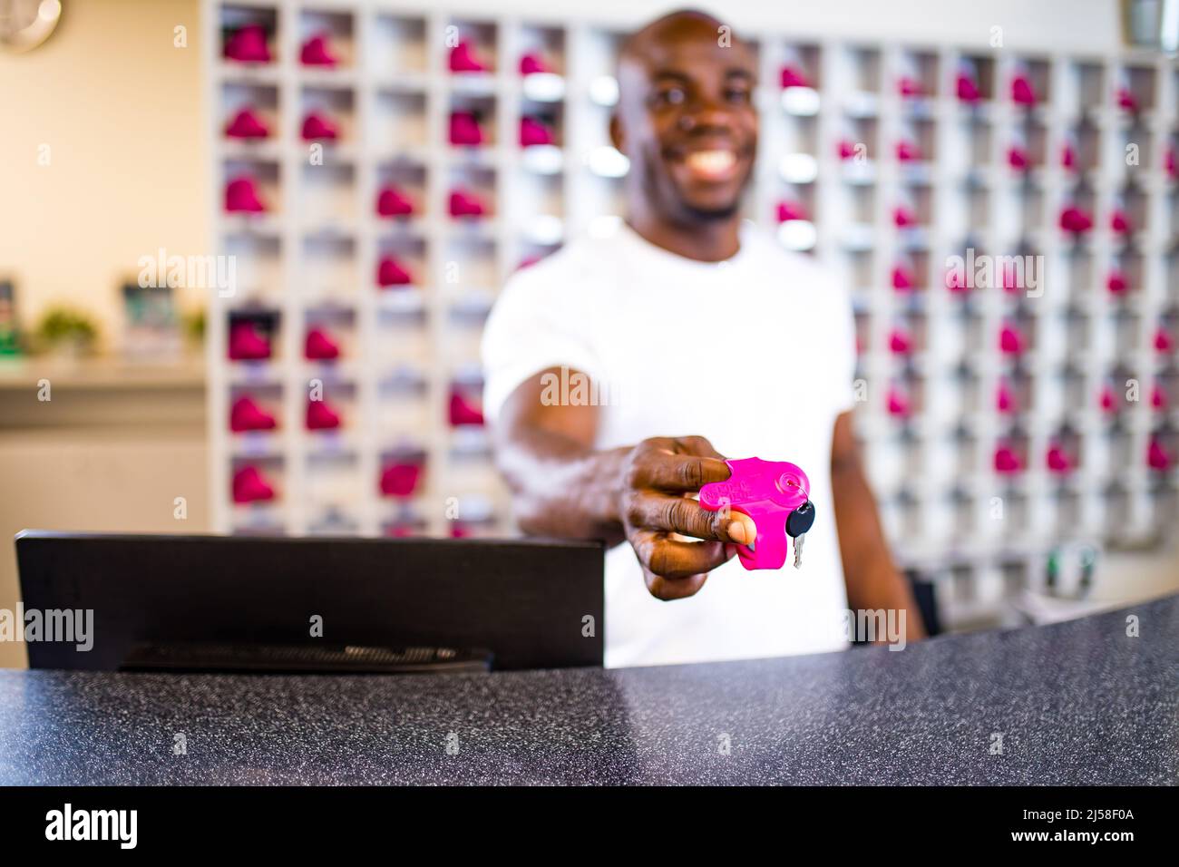 Gym manager High Resolution Stock Photography and Images - Alamy