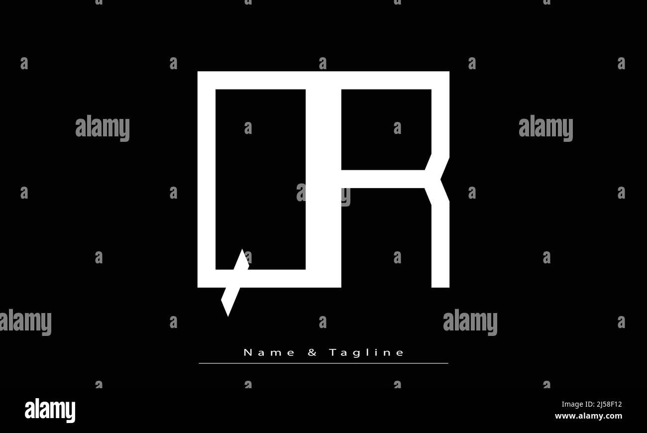 Alphabet letters Initials Monogram logo QR , RQ Stock Vector Image & Art - Alamy