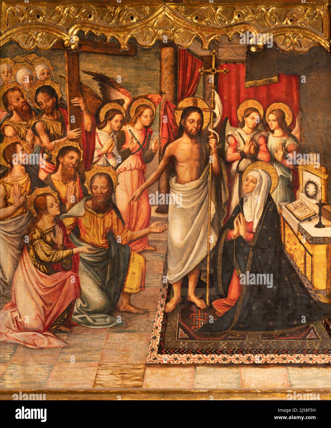 Jesus with disciples after resurrection hi-res stock photography and ...