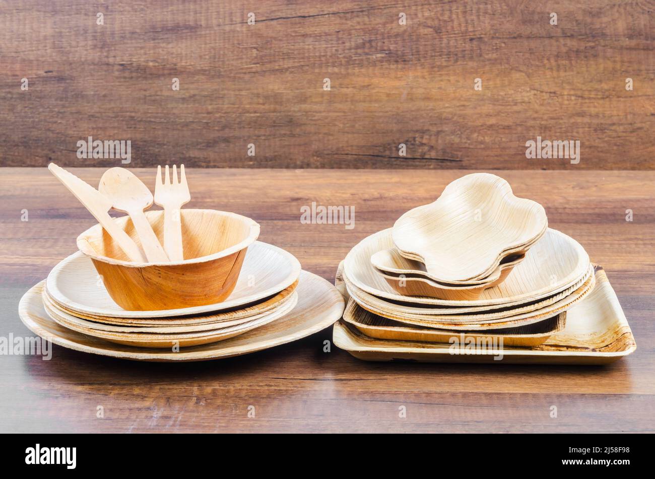 The Kitchenware made from dried betel nut leaf palm, natural material ...