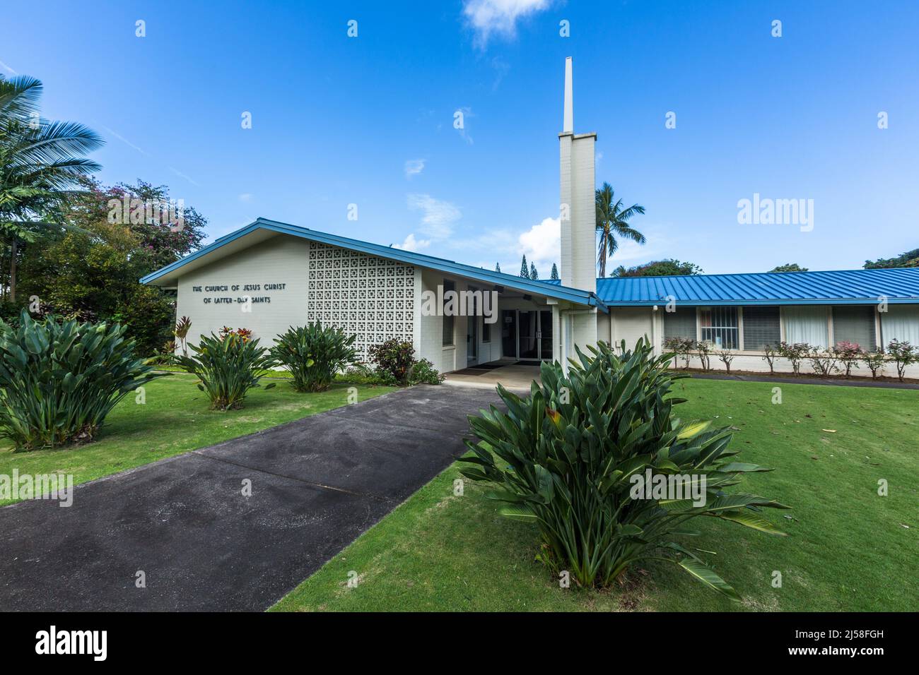 The local chapel for The Church of Jesus Christ of Latter-day Saints in ...