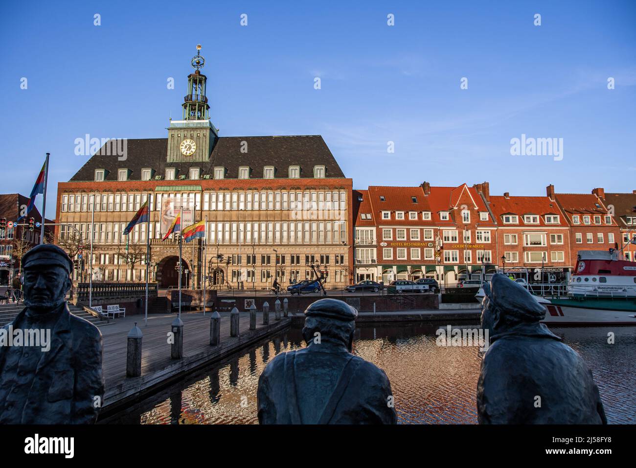 Emden, Germany 16 April 2022, The East Frisian State Museum in Emden in ...