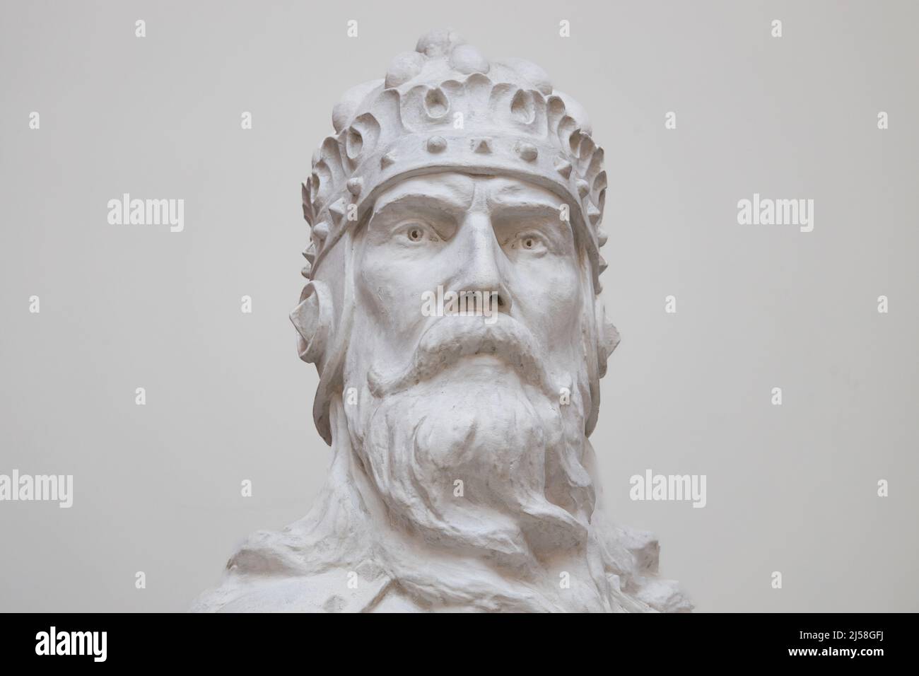 Mindaugas - King of Lithuania sculpture in the Vytautas the Great War ...