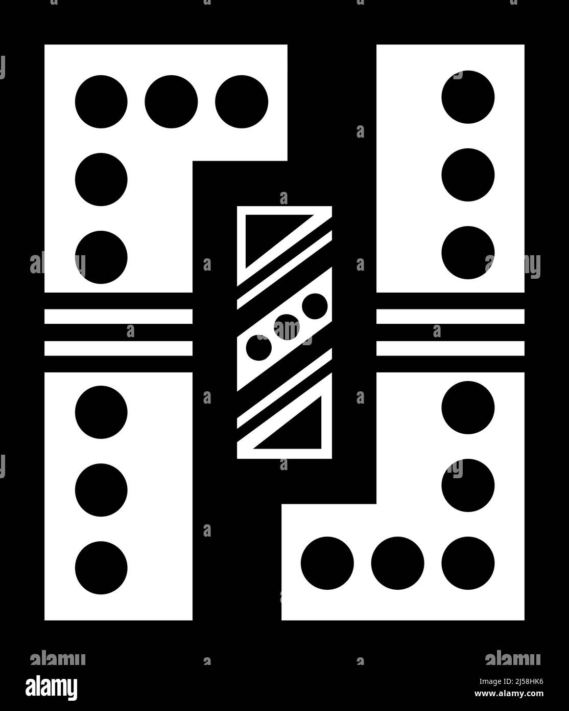 Zimbabwe pattern motif sign illustration Stock Photo - Alamy