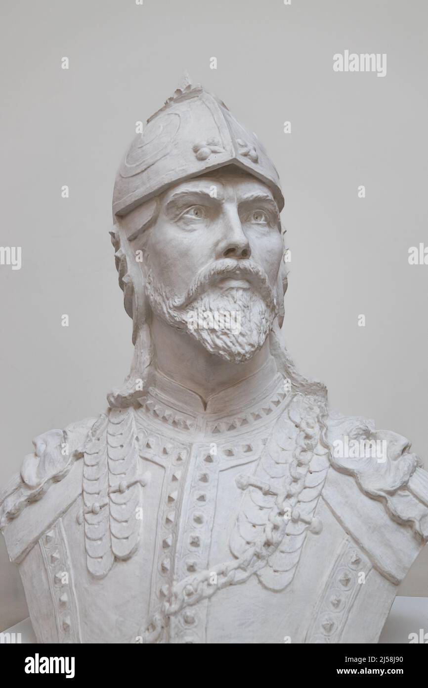 Gediminas - Grand Duke of Lithuania sculpture in the Vytautas the Great ...