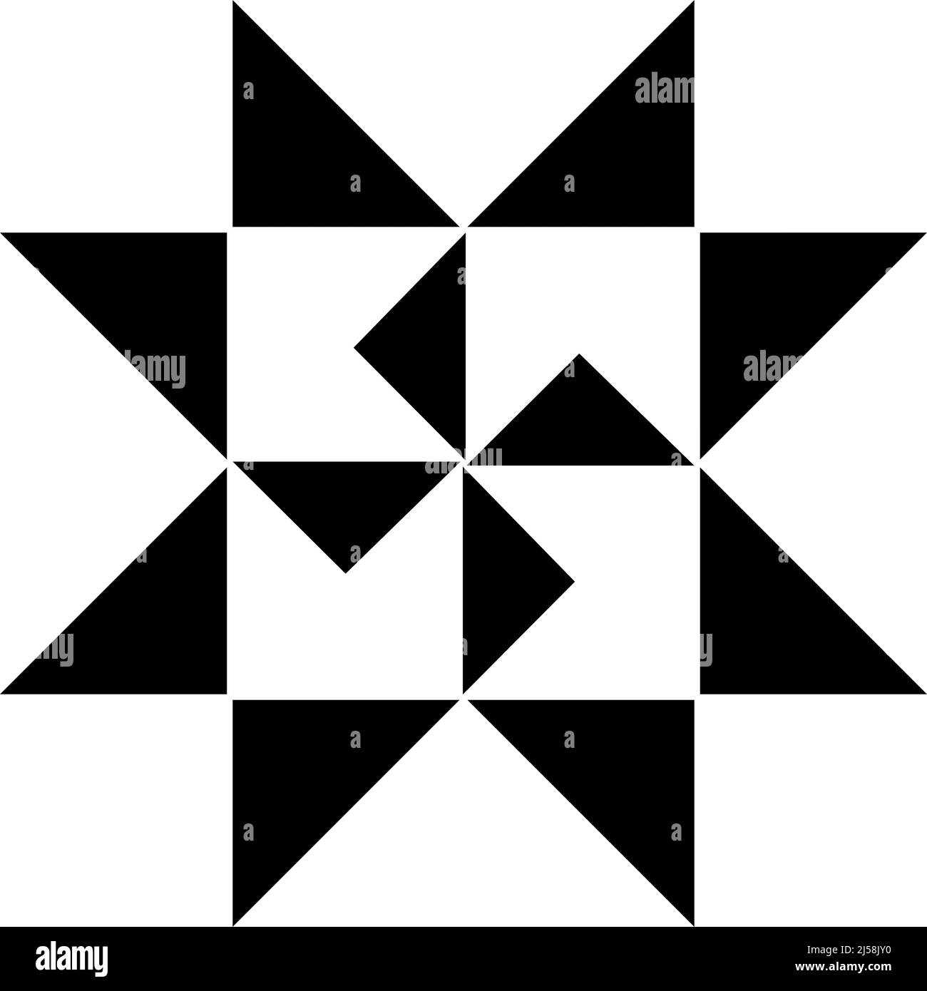 Barn quilt symbol icon Stock Photo - Alamy