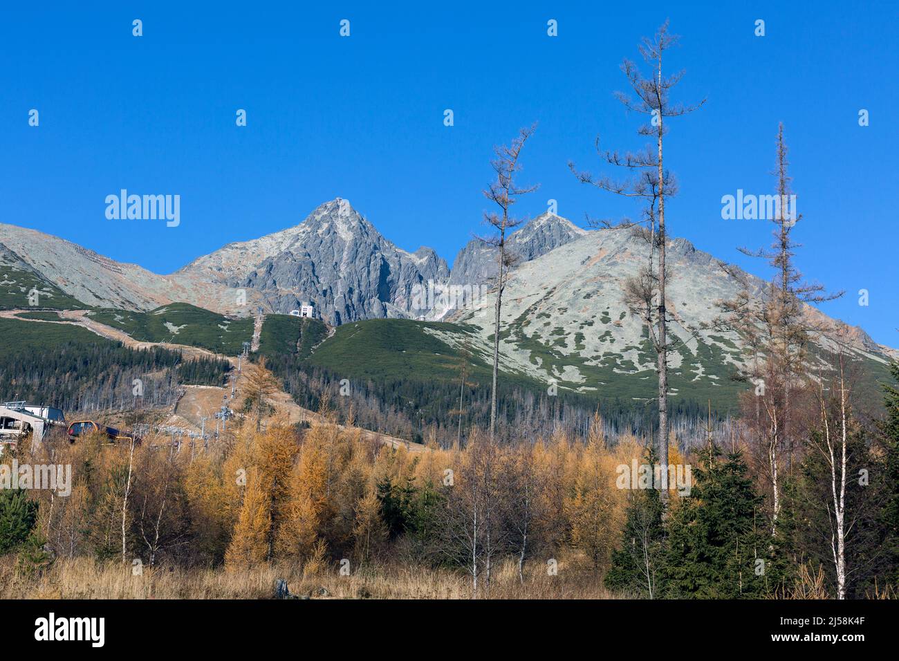Mountain landscape Vysoké Tatry, High Tatra Mountains - the mountain ...
