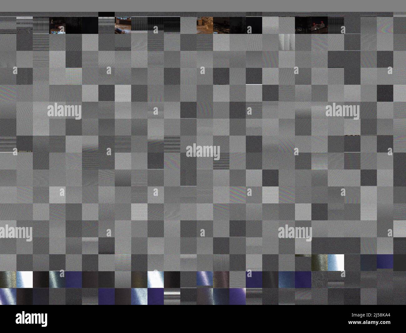 gray glitch noise pattern of corrupted jpeg image Stock Photo - Alamy