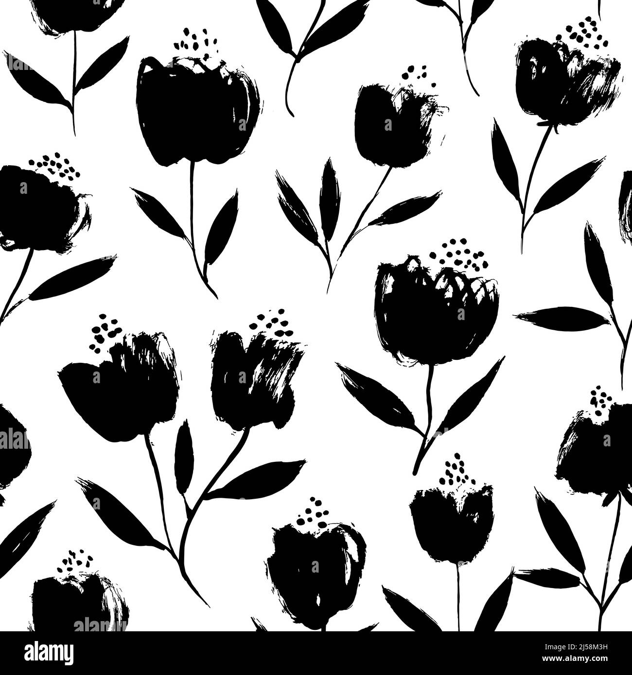 Small floral motif Stock Vector Images - Alamy