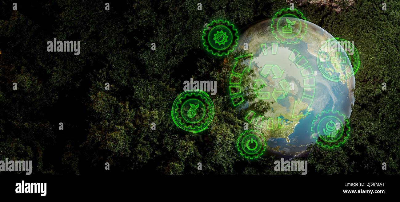 Future environmental conservation and sustainable ESG modernization ...
