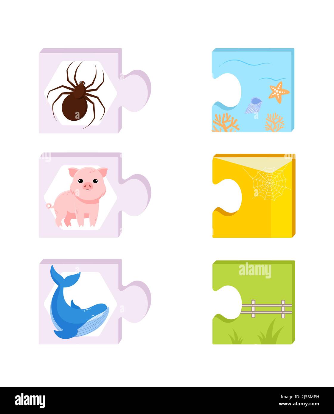 Educational attention game children Stock Vector Images - Alamy