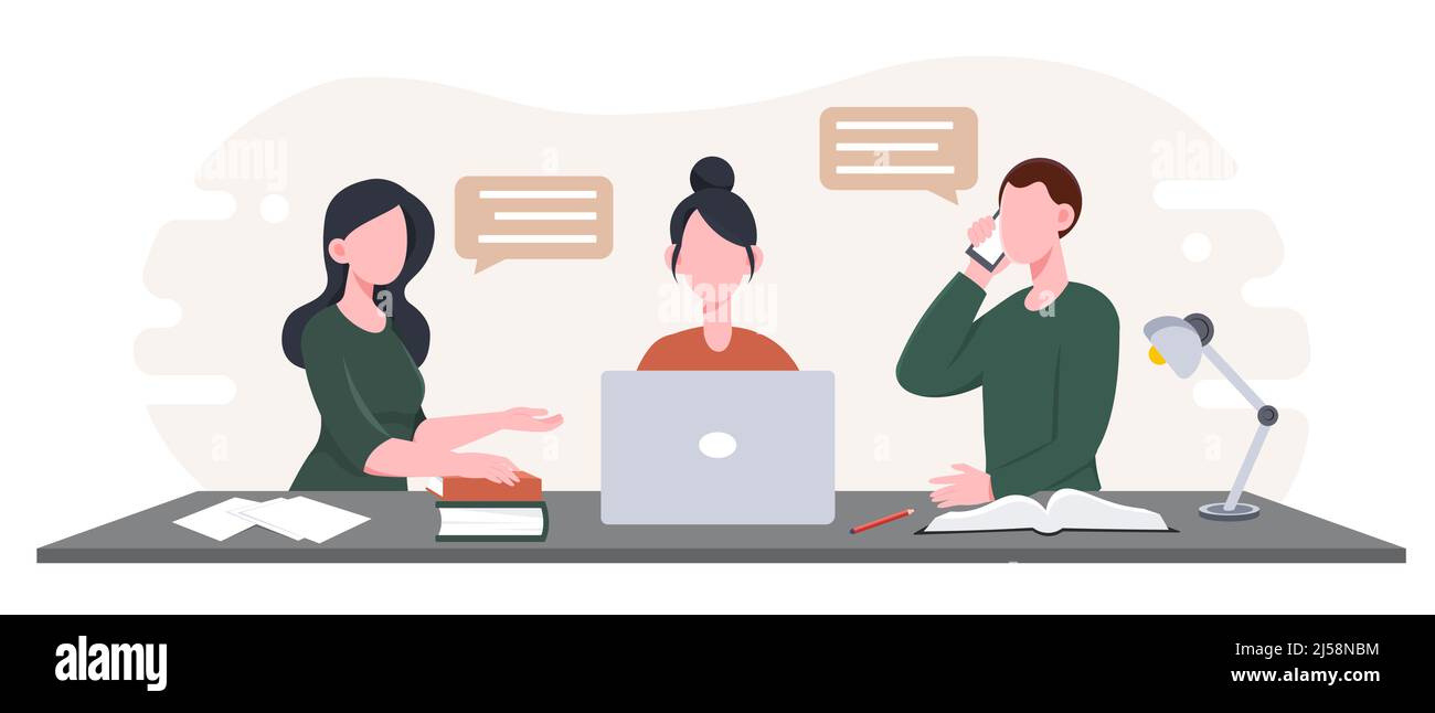 International students office Stock Vector Images - Alamy