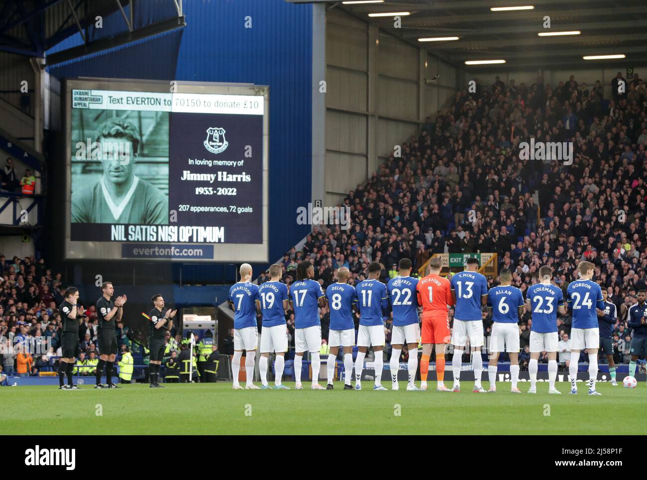 20th April 2022, Goodison Park, Liverpool, England; Premier League ...