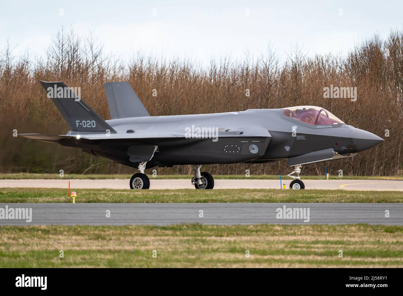 A Lockheed Martin F-35 Lightning II fifth generation fighter jet of the ...