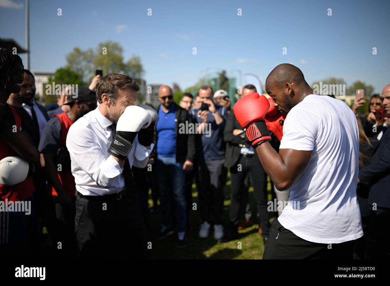 French President and La Republique en Marche (LREM) party candidate for ...