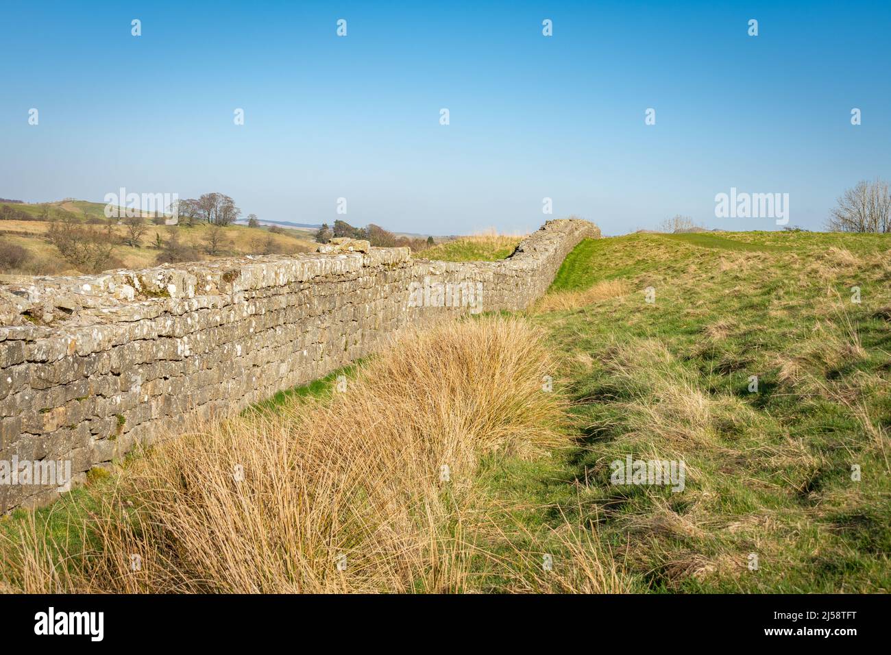 Hadrian's Wall, also known as the Roman Wall, is a former defensive ...