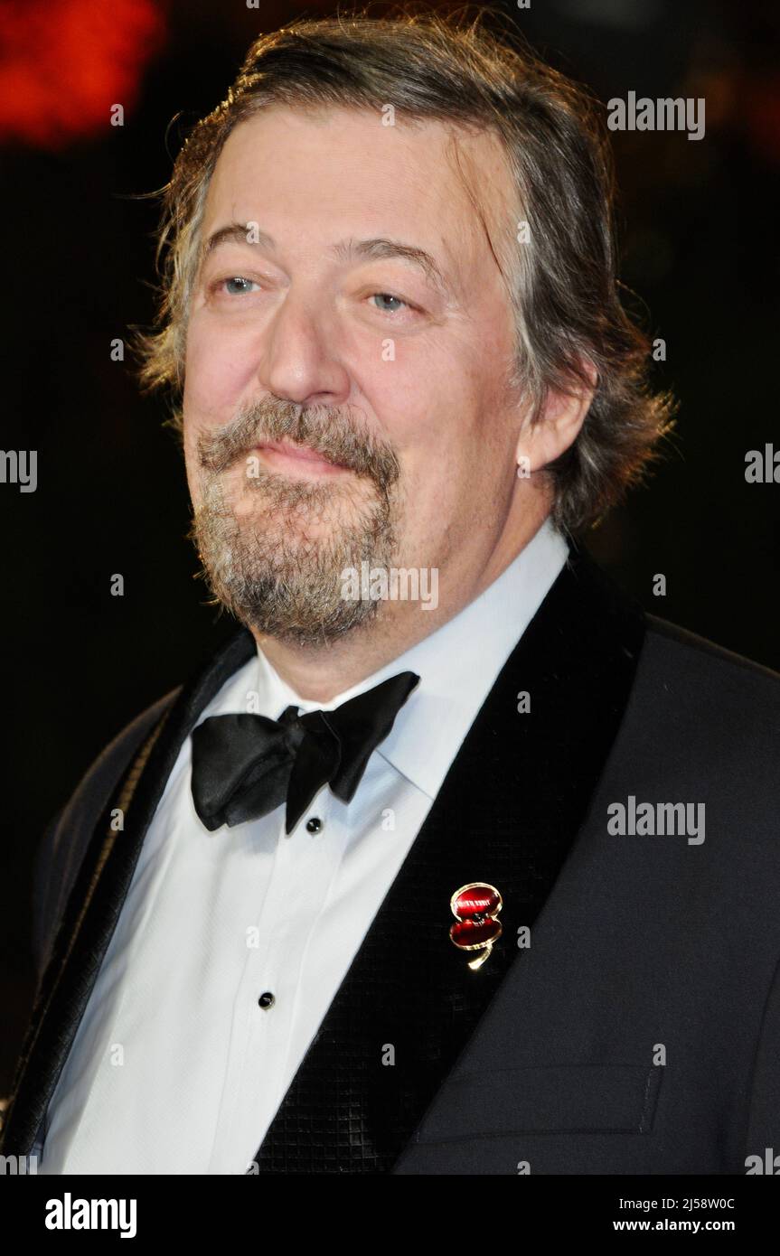 Stephen Fry, World Premiere of "Skyfall", Royal Albert Hall, London, UK ...