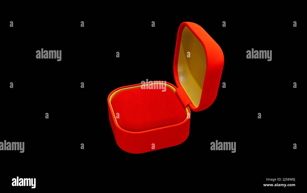 Black gift box scarlet red hi-res stock photography and images - Alamy