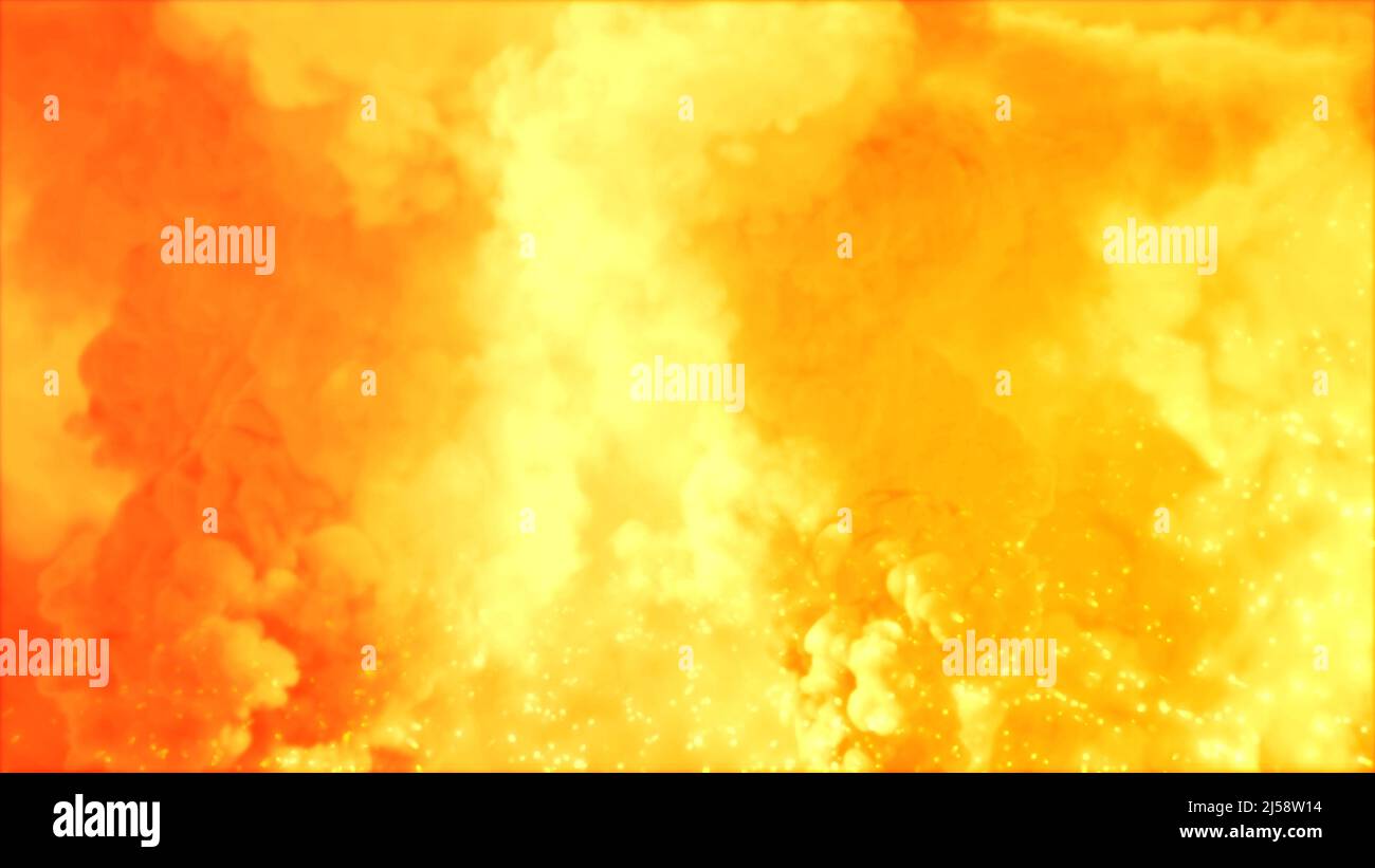 Bright war or battle actions bg with burning fire of fire - abstract 3D ...