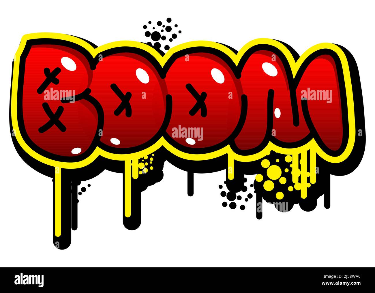 Manga graffiti Stock Vector Images - Alamy