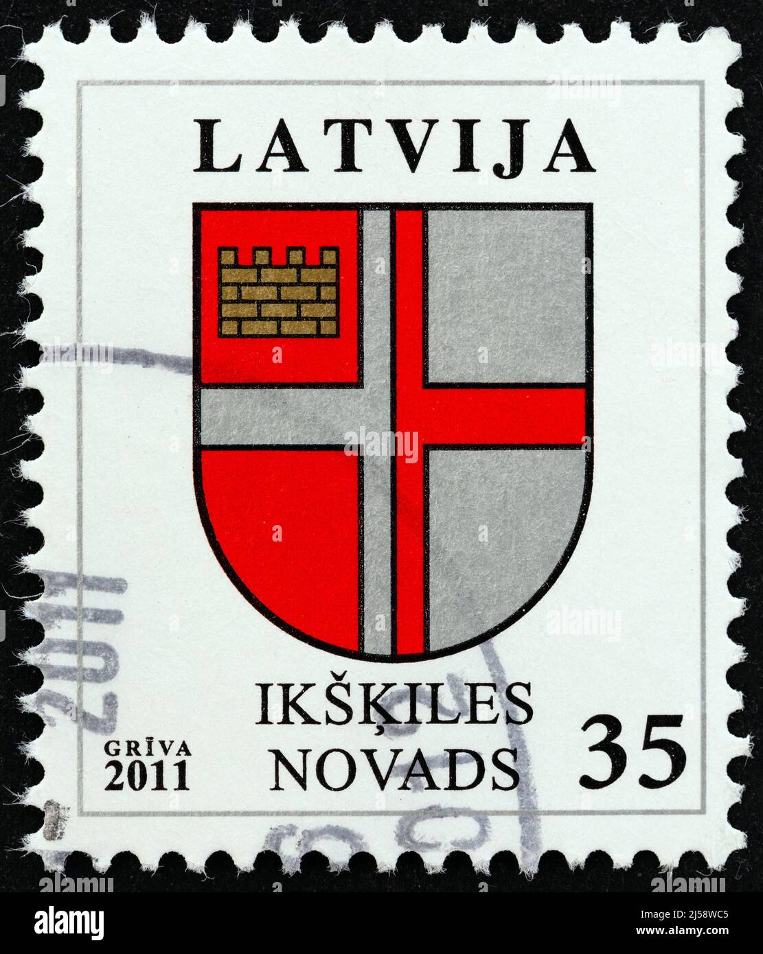 Latvian postage stamp hi-res stock photography and images - Alamy