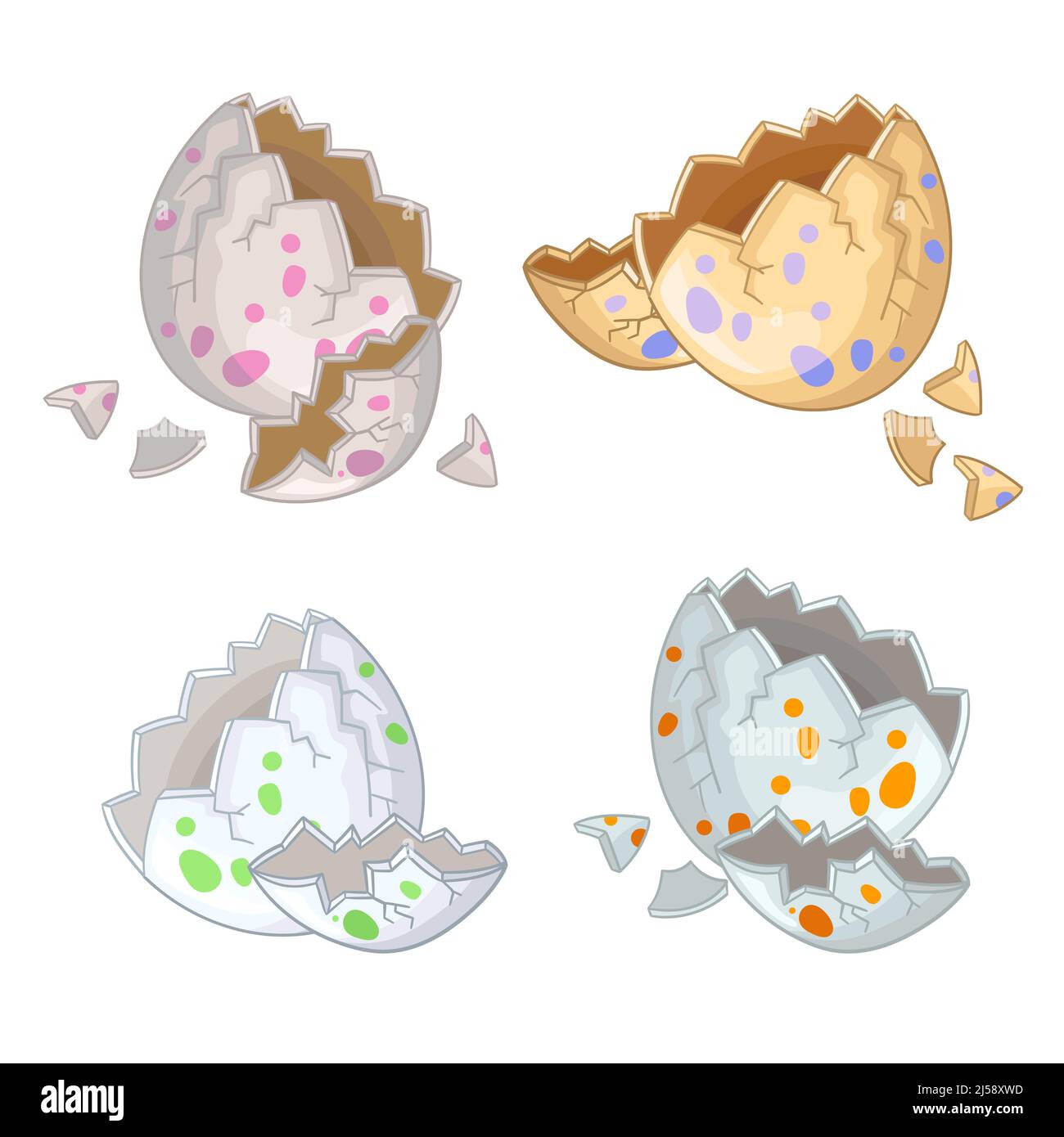 Fossil eggs Stock Vector Images - Alamy