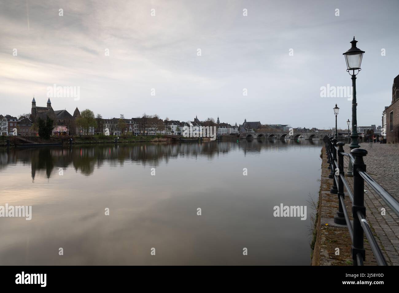 Historic roman bridge maastricht hi-res stock photography and images ...