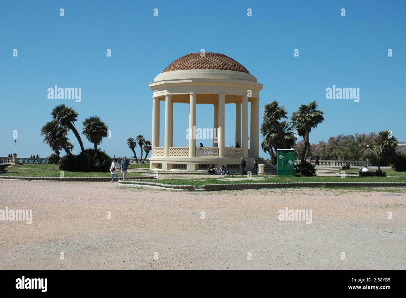 "Puccini" park on the seafront of Livorno Stock Photo - Alamy