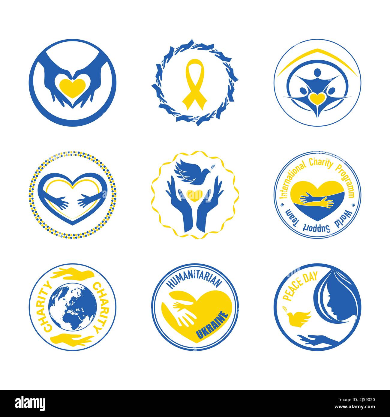 Humanitarian aid symbol Stock Vector Images - Alamy