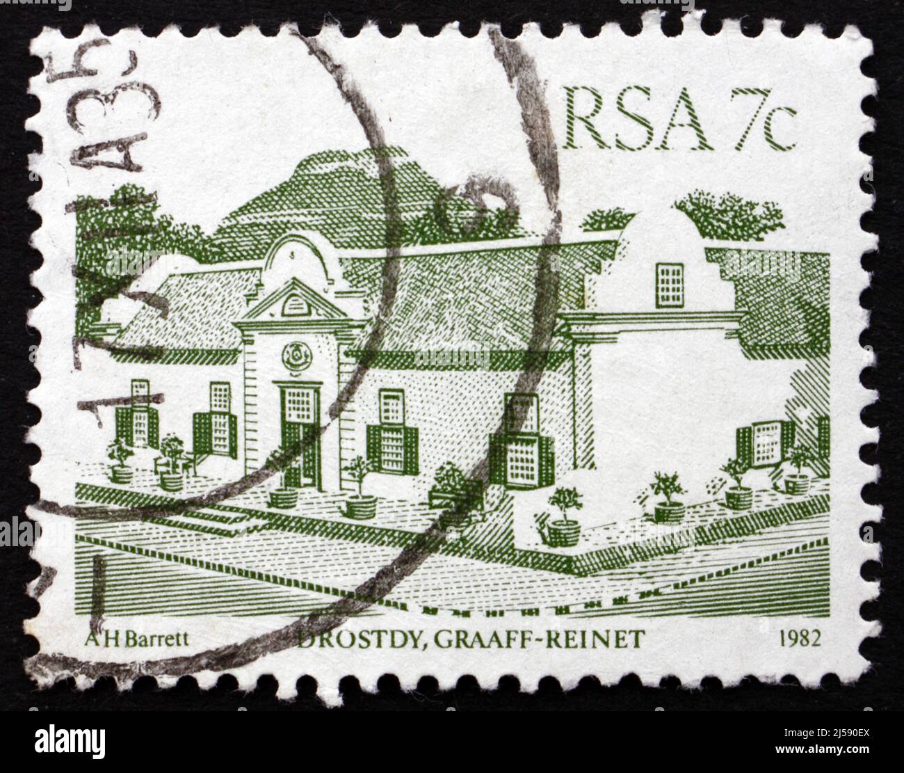 SOUTH AFRICA - CIRCA 1982: a stamp printed in South Africa shows ...