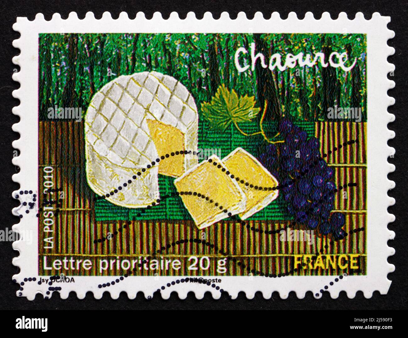 Postage stamp france cheese hi-res stock photography and images - Alamy
