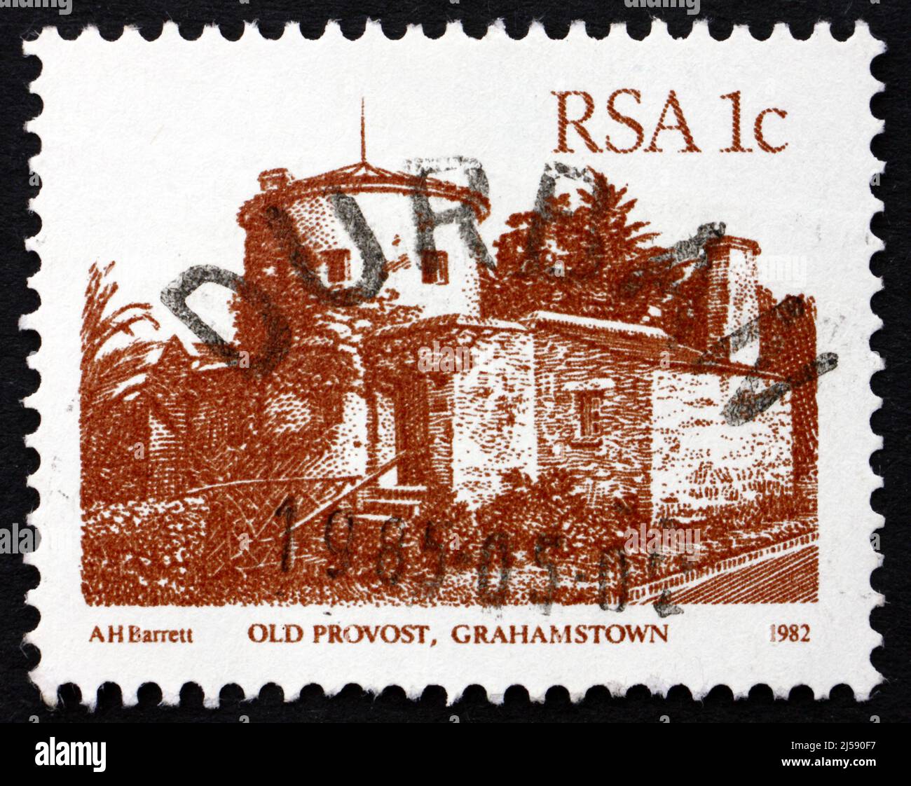 SOUTH AFRICA - CIRCA 1984: a stamp printed in South Africa shows Old ...