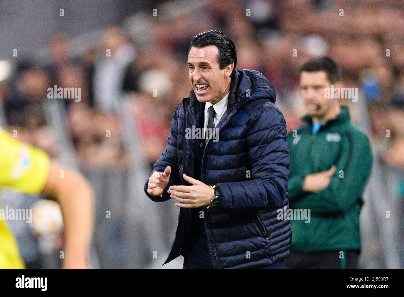 Unai emery celebrates villarreal hi-res stock photography and images ...