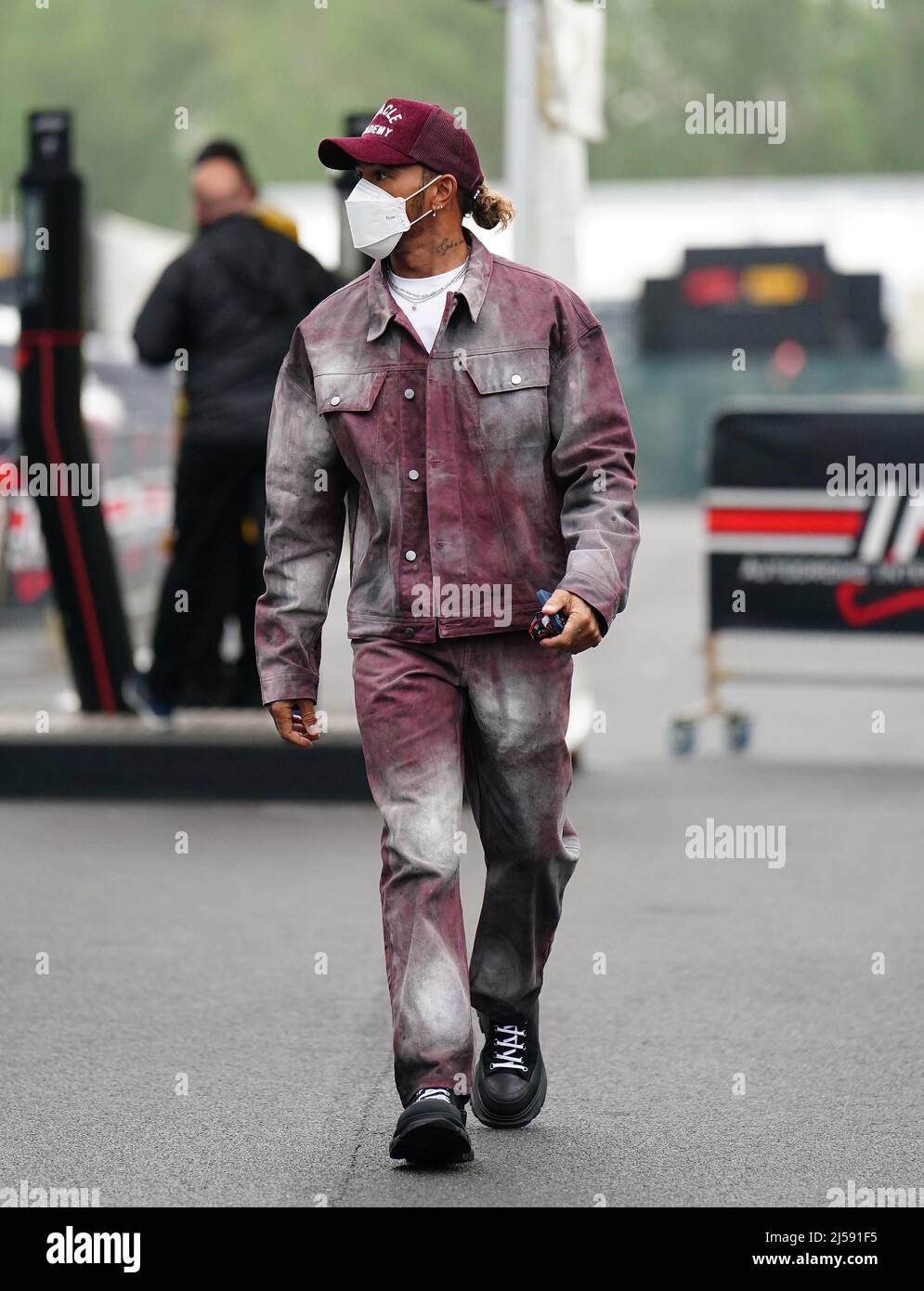 Mercedes driver Lewis Hamilton during preview day of the Emilia Romagna ...