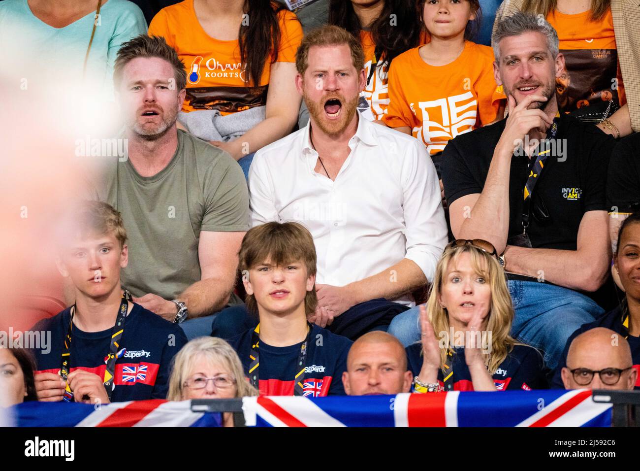 Prince Harry, Duke of Sussex visits Powerlifting during the 5th the ...
