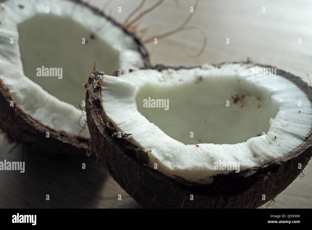 White coconut flesh hi-res stock photography and images - Alamy