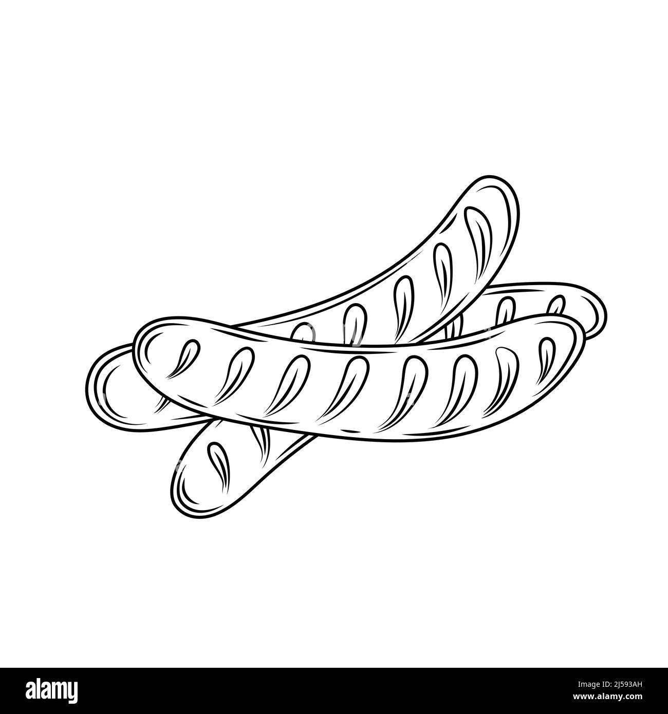 Sausage Illustration