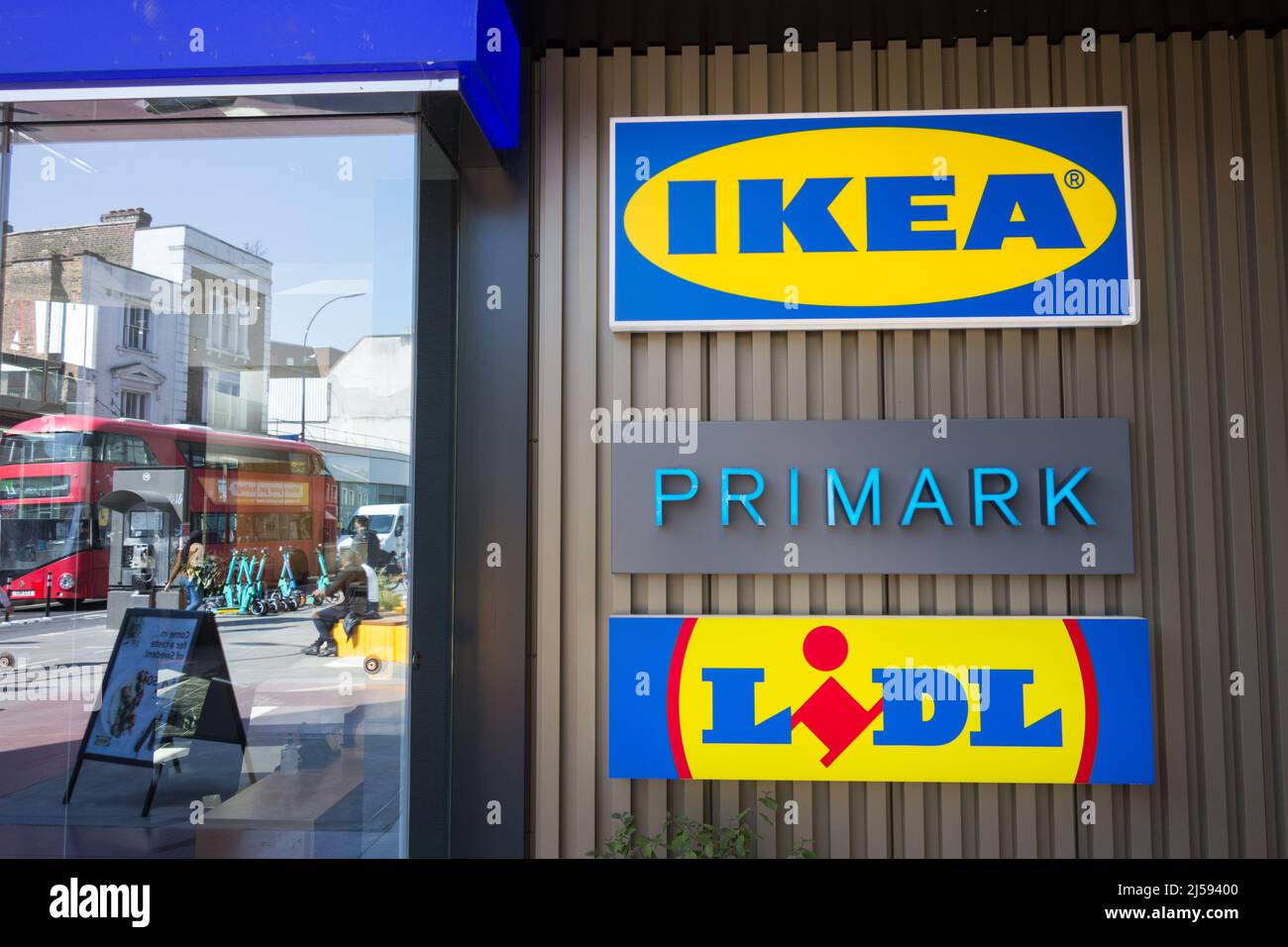 IKEA and Lidl signage Hammersmith, Livat, Kings Mall Shopping Centre ...