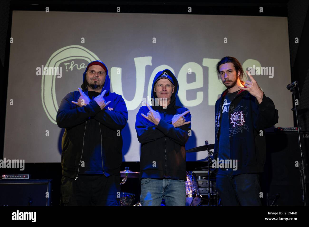 the american punk band the queers perform live in Turin the first ...