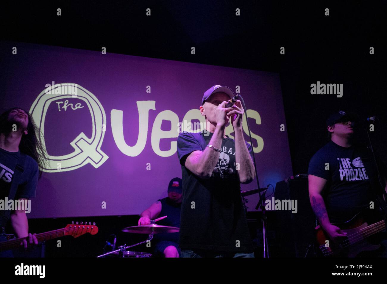 the american punk band the queers perform live in Turin the first ...