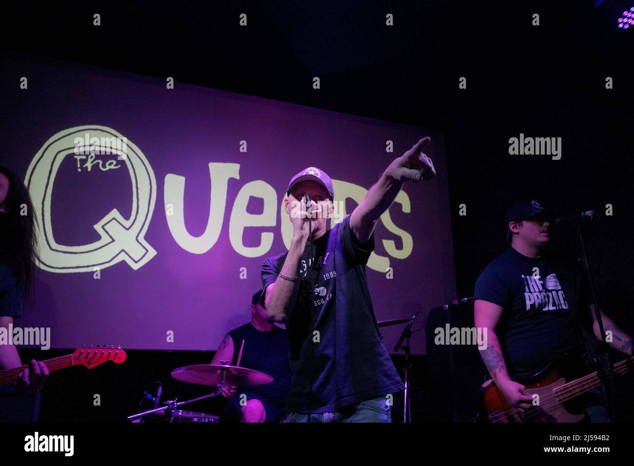 the american punk band the queers perform live in Turin the first ...