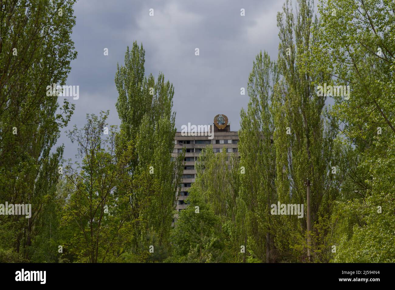 Houses in Chernobyl town in the Ukraine in 2019 Stock Photo - Alamy