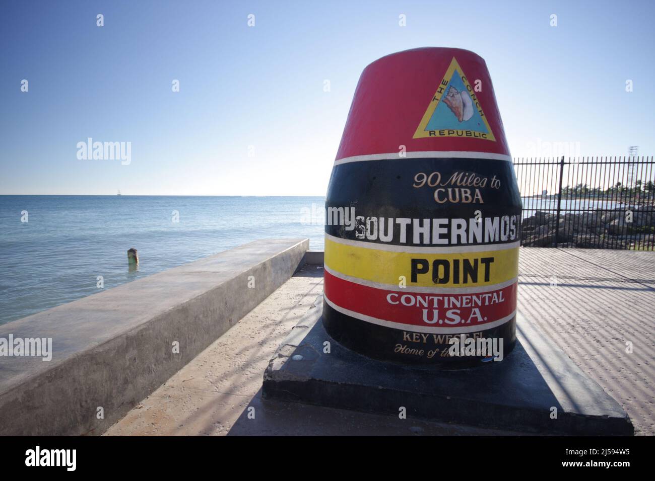 Southernmost point monument key west hi-res stock photography and ...