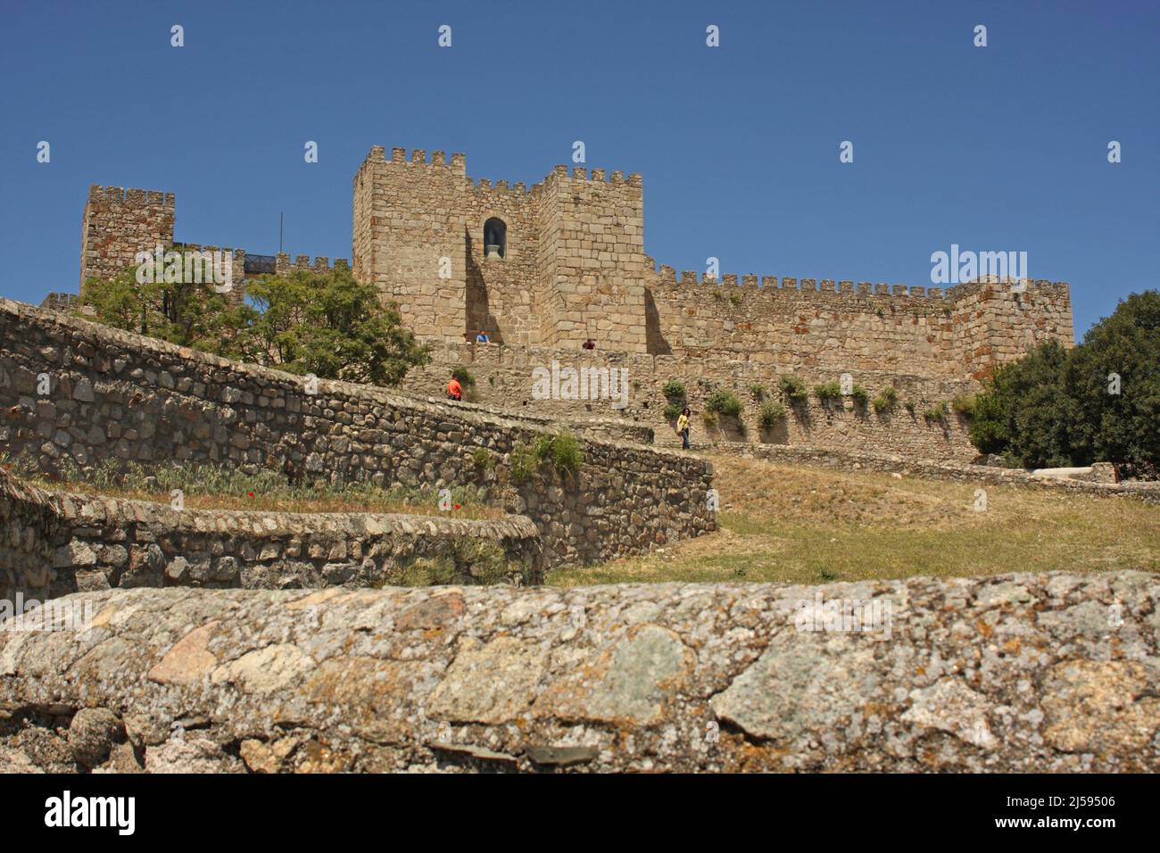 View of Castillo de Trujillo, Extremadura, Spain Stock Photo - Alamy