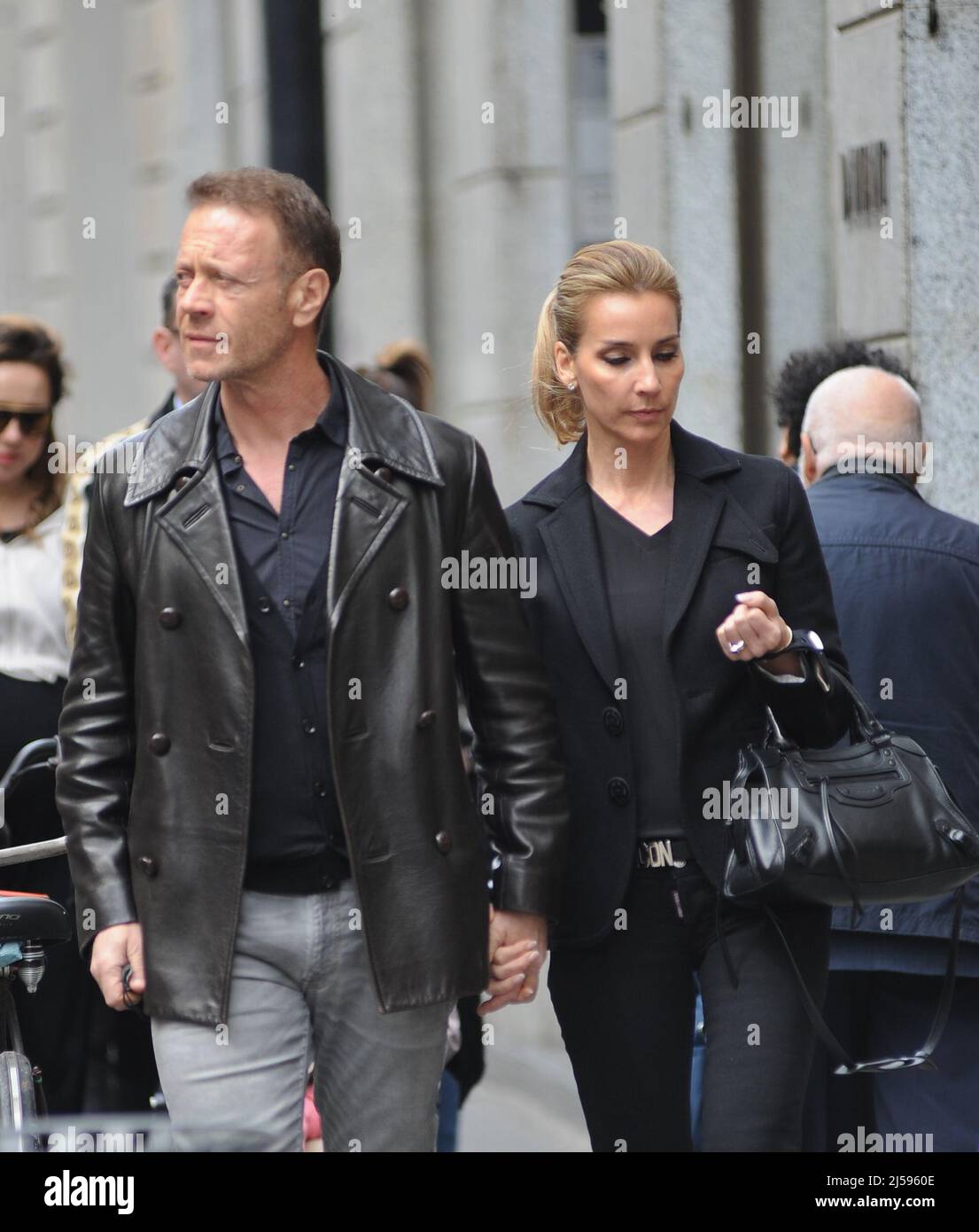 Milan, . 21st Apr, 2022. Milan, 21-04-2022 Rocco Siffredi after having ...