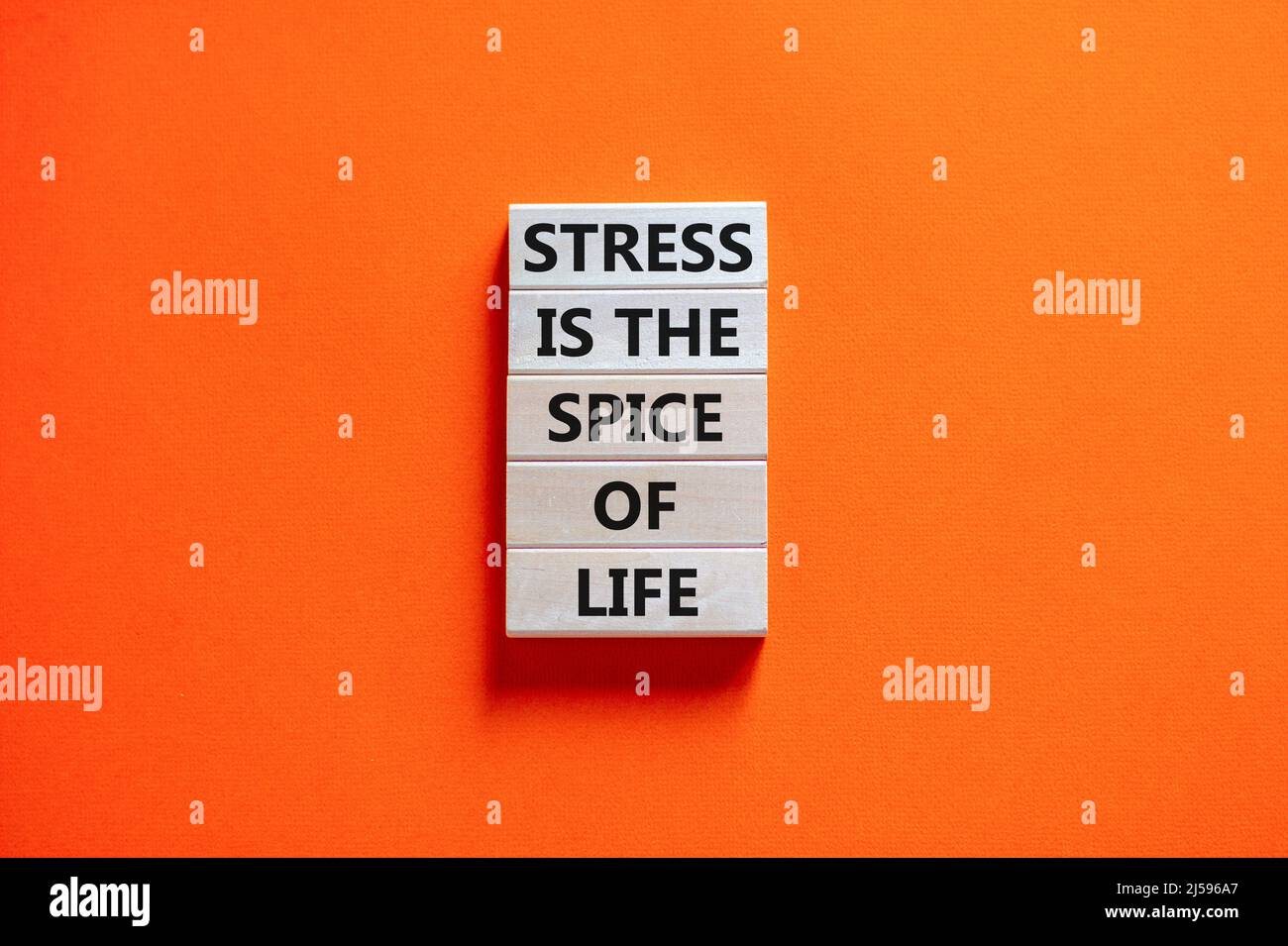 Stress spice of life symbol. Concept words Stress is the spice of life ...