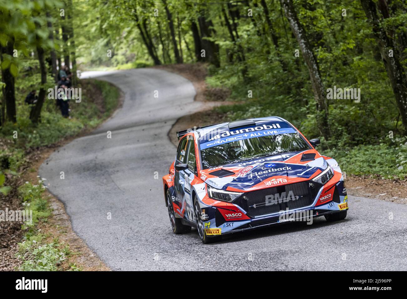 28 MUNSTER Gregoire (lux), LOUKA Louis (bel), Hyundai i20N, action ...