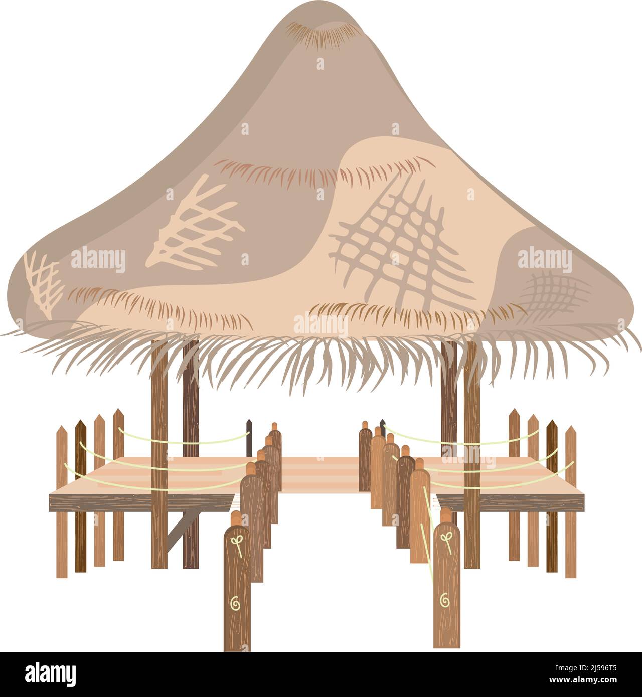 Isolated kiosk building icon flat design Vector Stock Vector Image ...