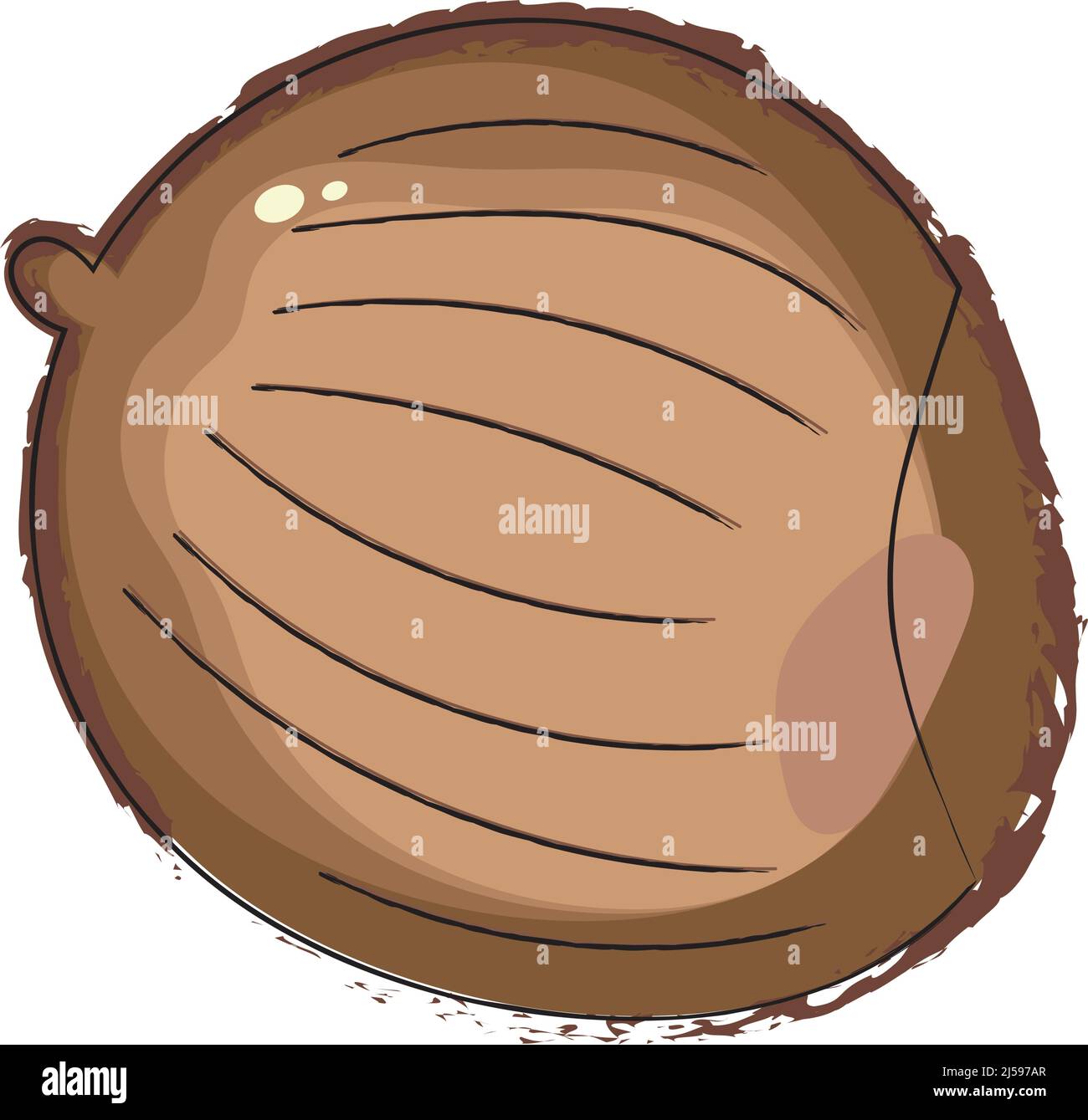 Vintage coconut Cut Out Stock Images & Pictures - Alamy