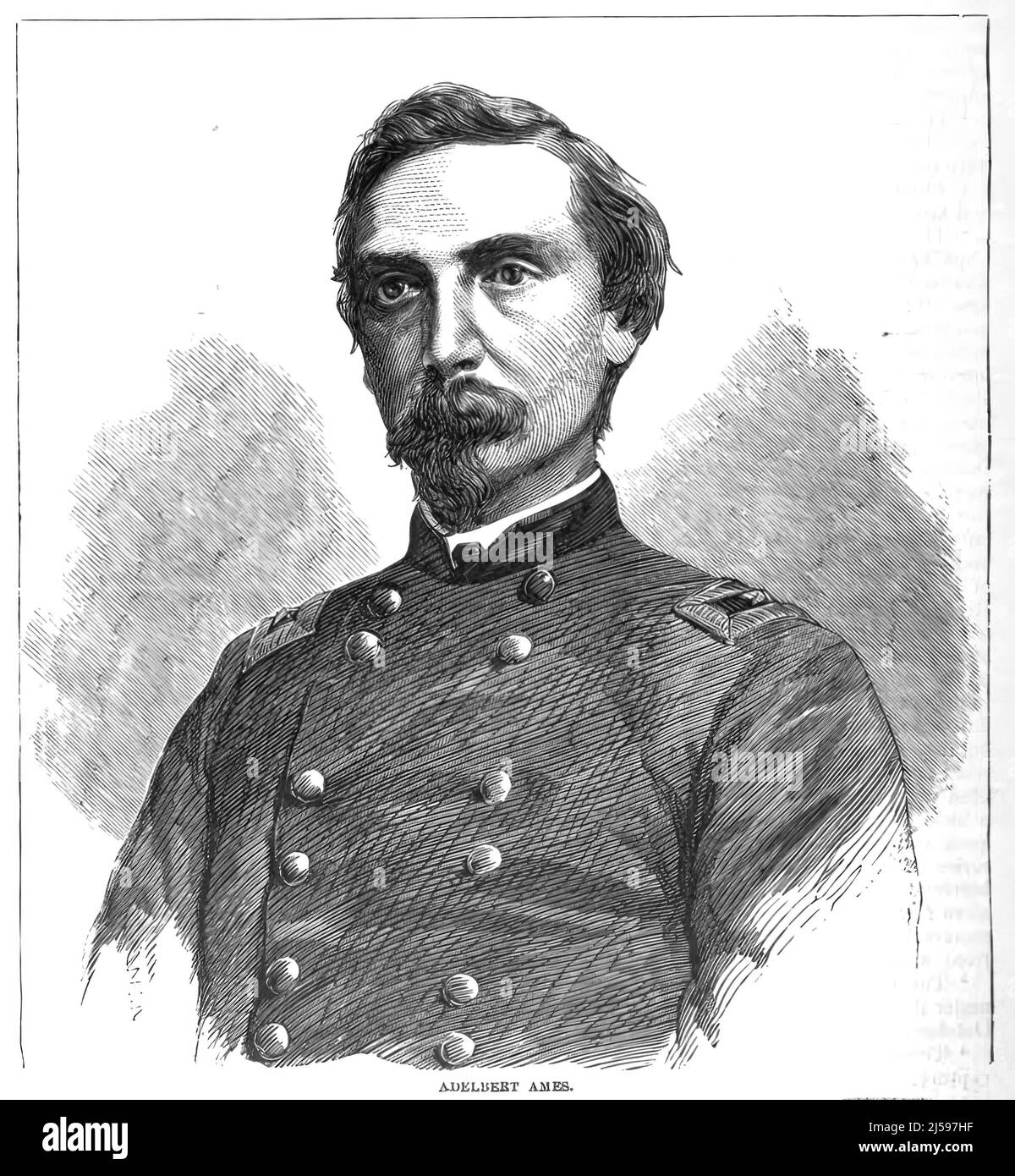 Portrait of Adelbert Ames, Union Army General in the American Civil War ...